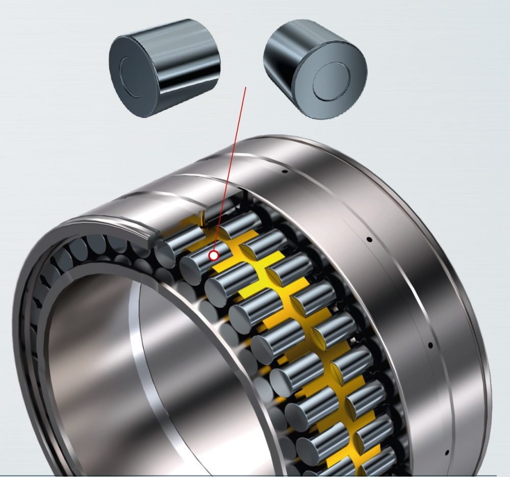 Four-Row Cylindrical Roller Bearings for long product rolling mills