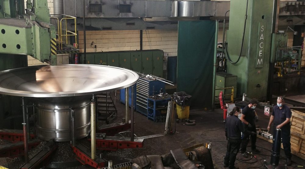 Mill head manufacturing process for ball and SAG mills