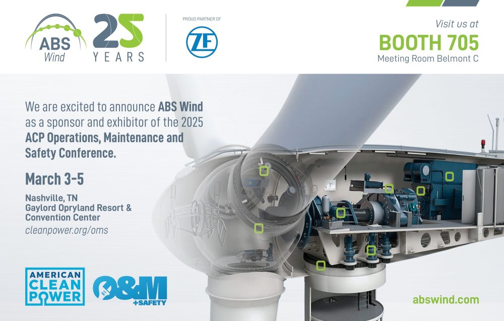ABS Wind Advancing Wind Turbine Solutions at ACP’s OMS 2025